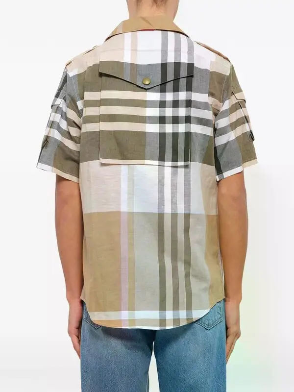 Moncler Check-print Utility Shirt