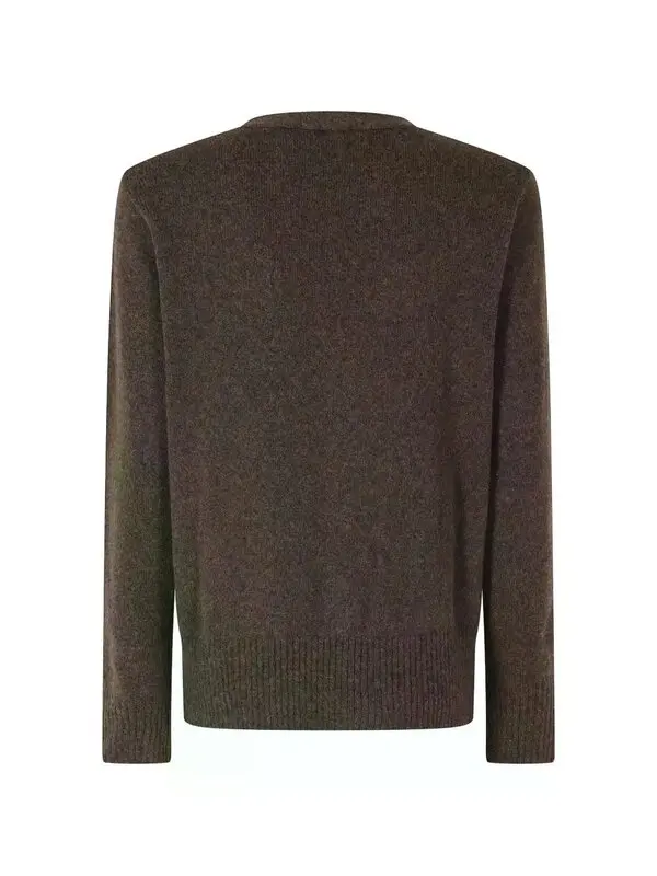 ROBERTO COLLINA V-neck Patch-pocket Cardigan