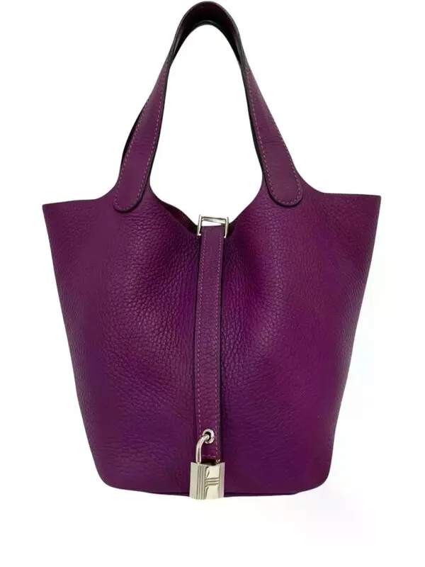 Hermès 2021 Clemence Picotin Lock 18 Handbag - Purple