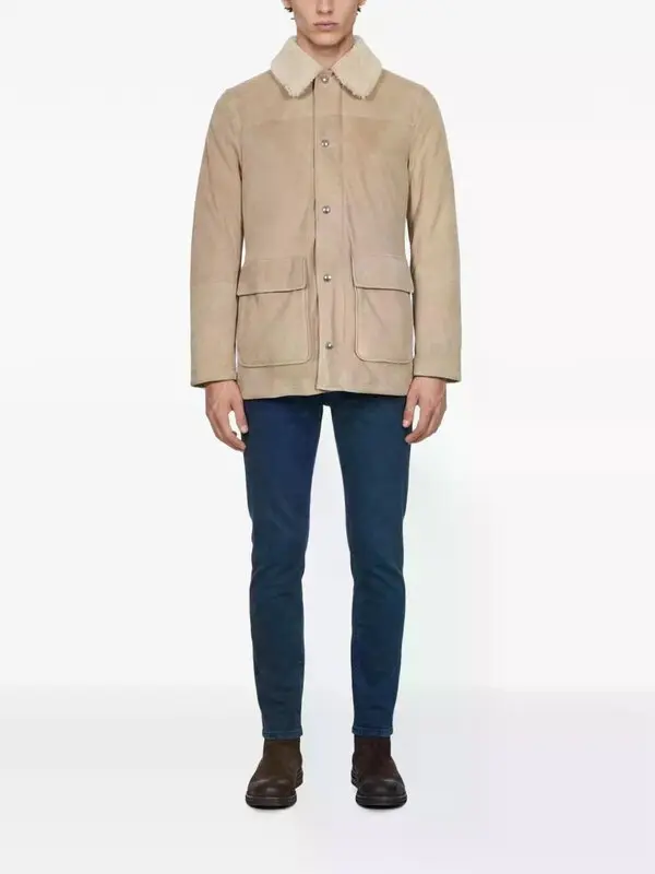 Eleventy Shearling-collar Parka