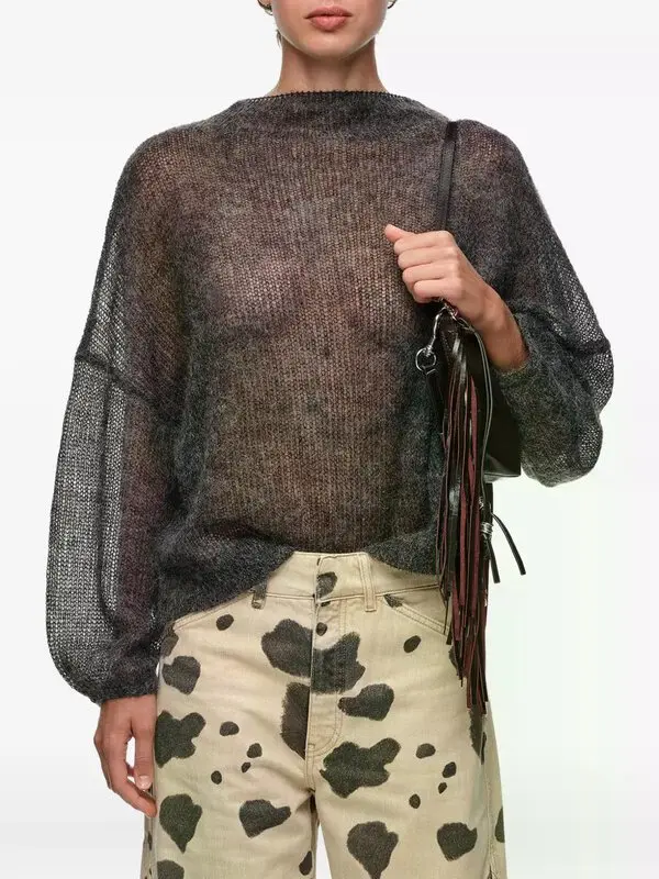 Bimba Y Lola Open-knit Sweater