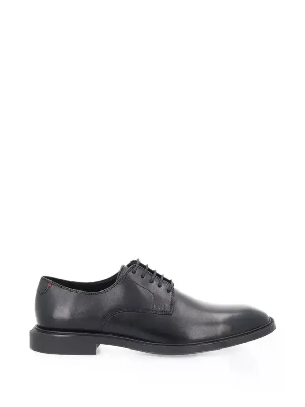 Hugo Derby Shoes In Smooth Leather With Embossed Logo
