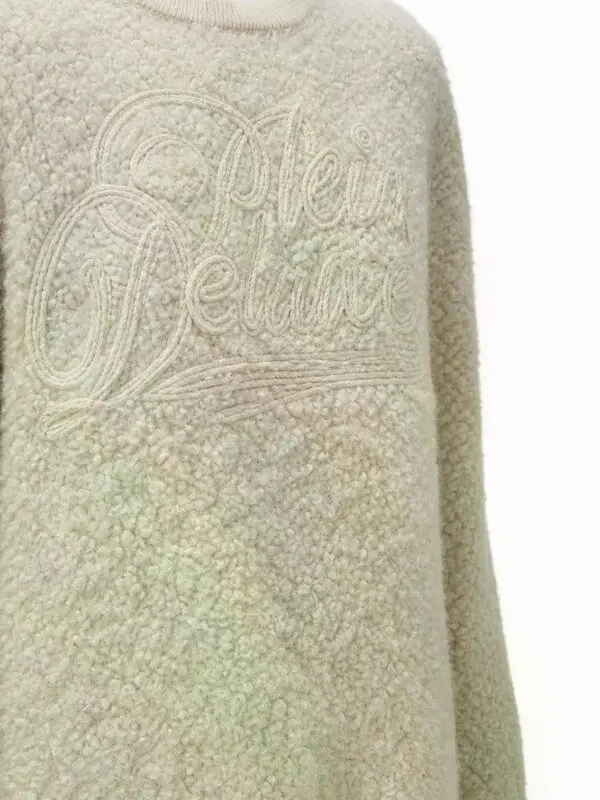 Philipp Plein Plein Deluxe Signature Bouclé Sweater