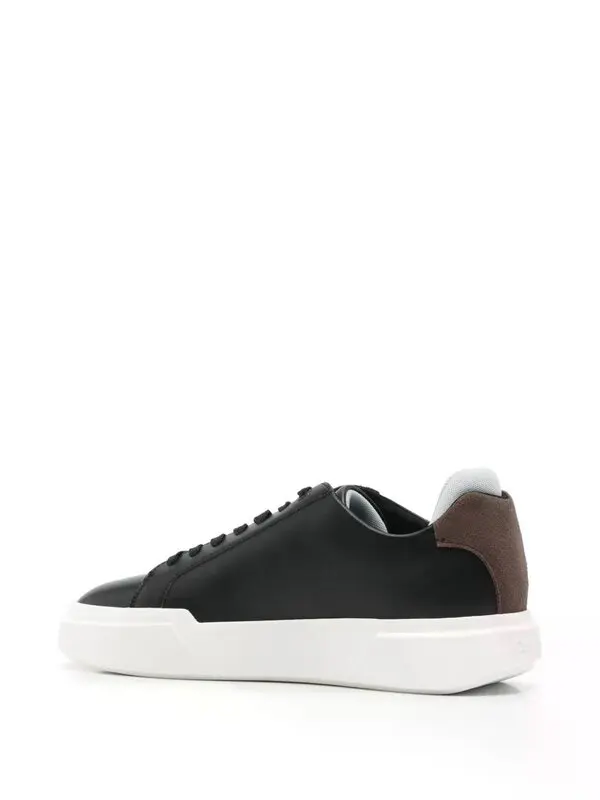 Calvin Klein Chunky Cupsole Logo-plaque Leather Sneakers