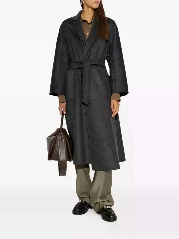 Max Mara Ludmilla Belted Coat - Grey