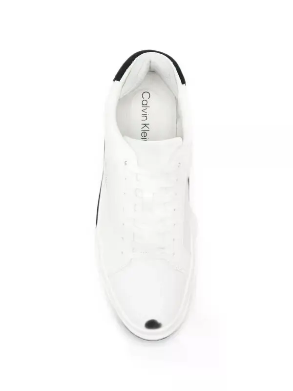 Calvin Klein Chunky Cupsole Logo-print Panelled Sneakers