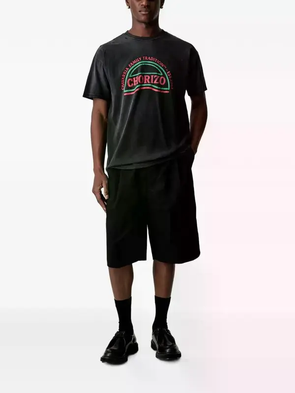 WILLY CHAVARRIA Graphic-print Distressed T-shirt