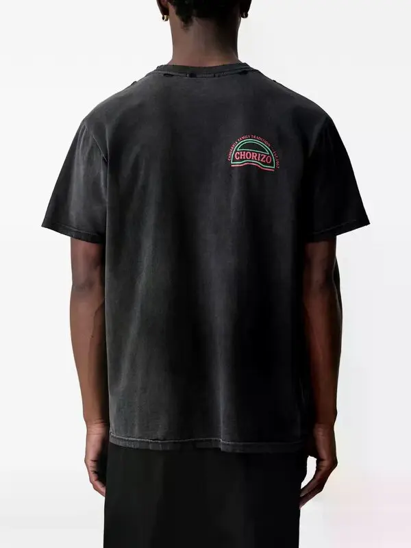 WILLY CHAVARRIA Graphic-print Distressed T-shirt