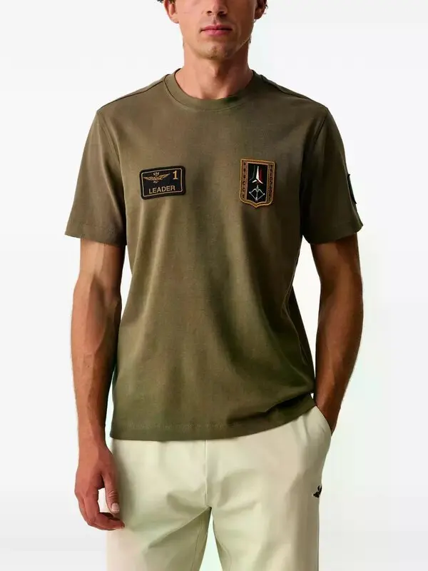 AERONAUTICA MILITARE Patch-detail T-shirt
