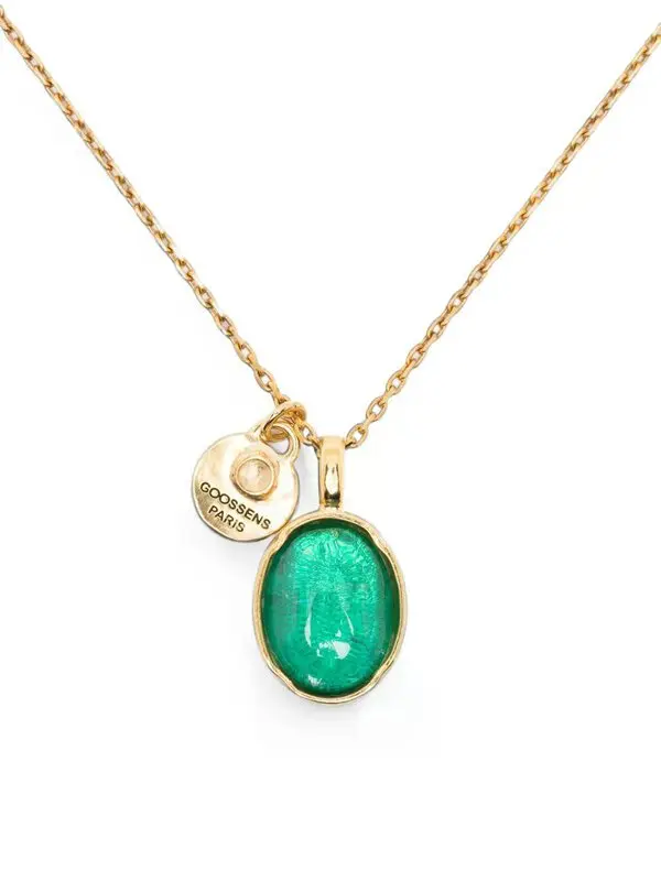 GOOSSENS Cabochon Pendant Necklace