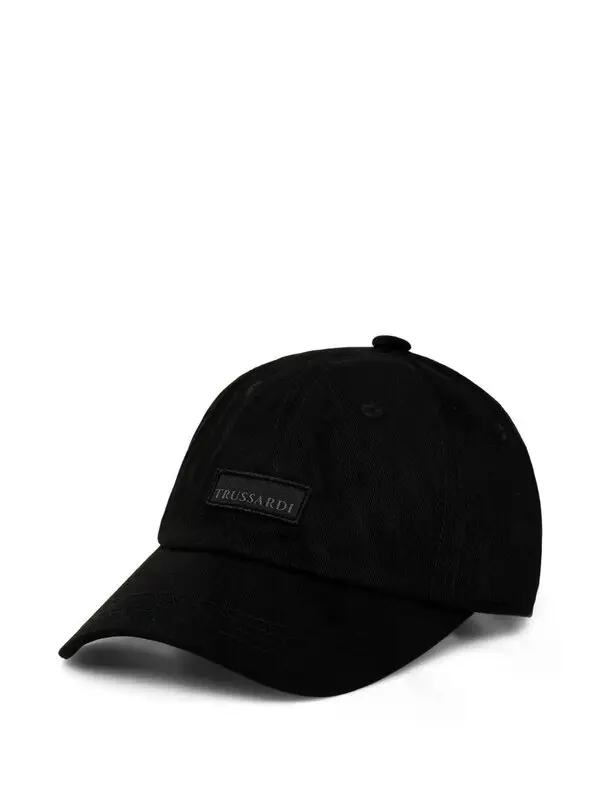 TRUSSARDI Logo-patch Baseball Cap - Black
