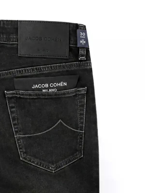 Jacob Cohen Logo-patch Straight-leg Jeans