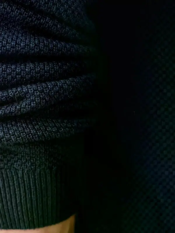 AERONAUTICA MILITARE Patch-detail Waffle-knit Sweater