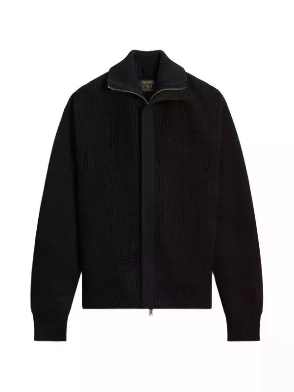 Woolrich Ribbed-knit Zip-up Cardigan
