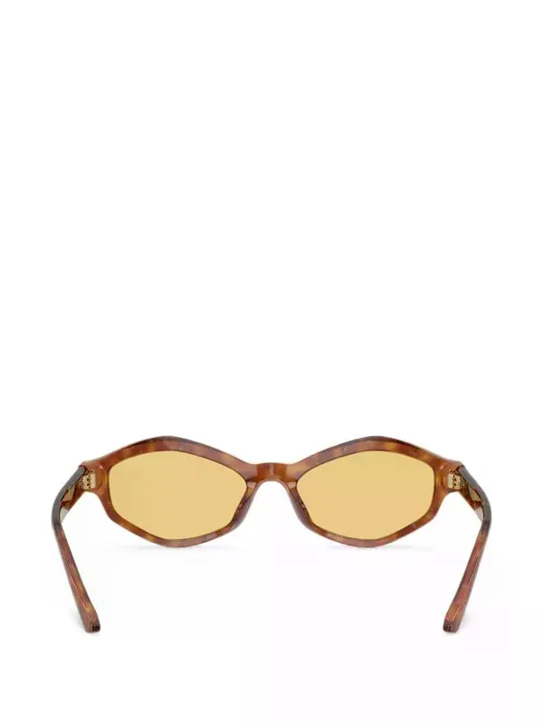 JIMMY CHOO Geometric-frame Tinted Sunglasses