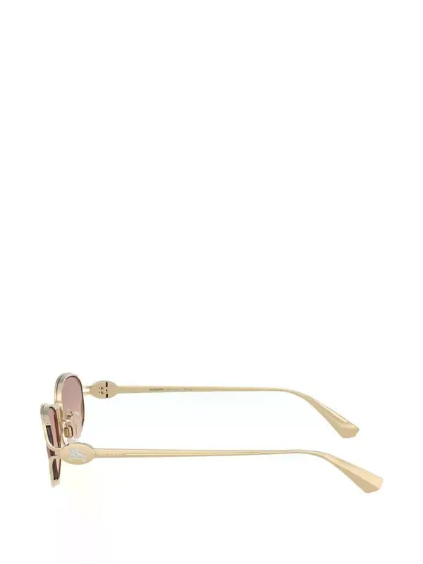 Burberry Semi-rimless Oval-frame Sunglasses
