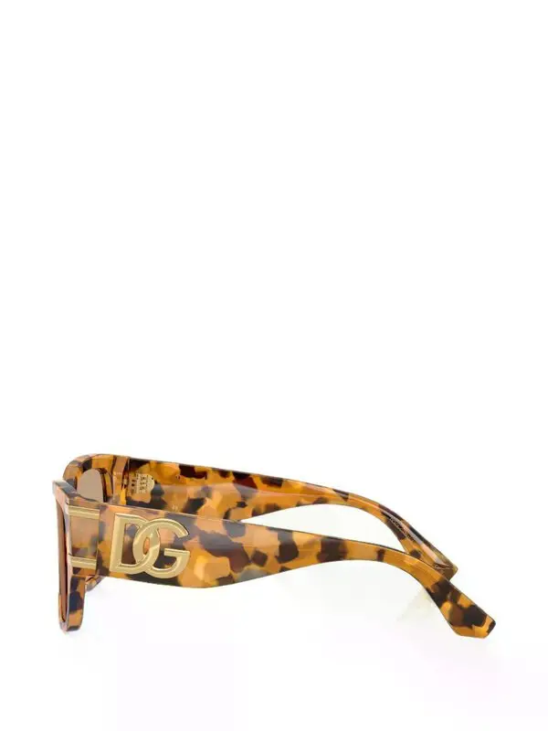 Dolce & Gabbana Dg Logo Square-frame Sunglasses