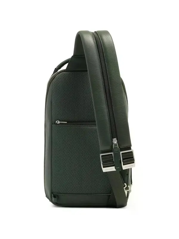 PIQUADRO Logo-plaque Convertible Backpack - Green