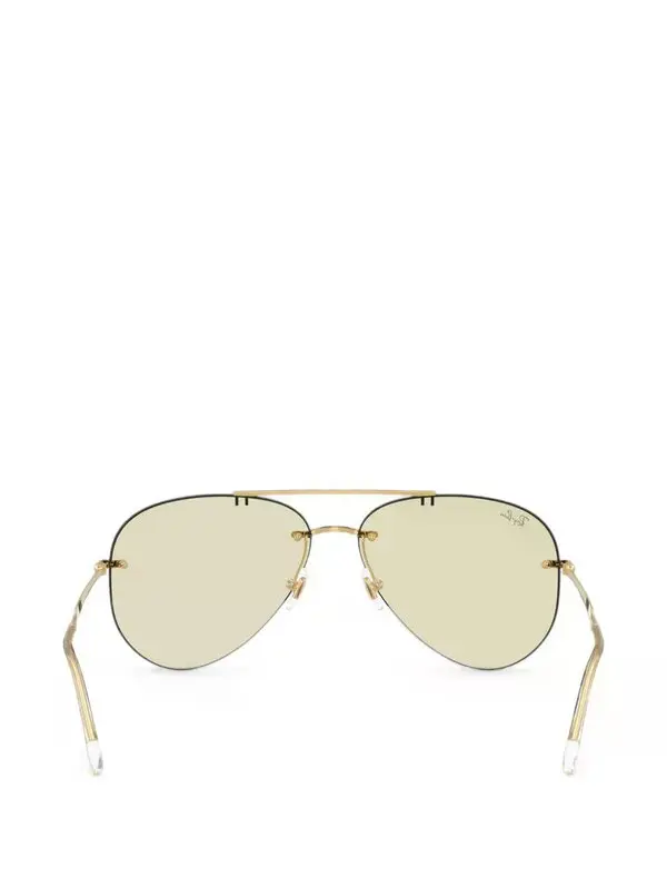 Ray-ban Color Touch Transitions-lenses Pilot-frame Sunglasses
