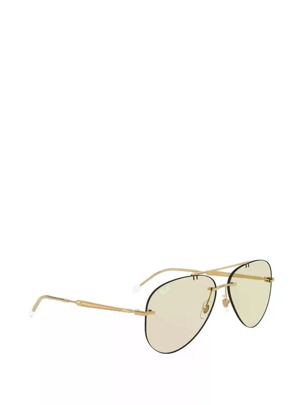 Ray-ban Color Touch Transitions-lenses Pilot-frame Sunglasses