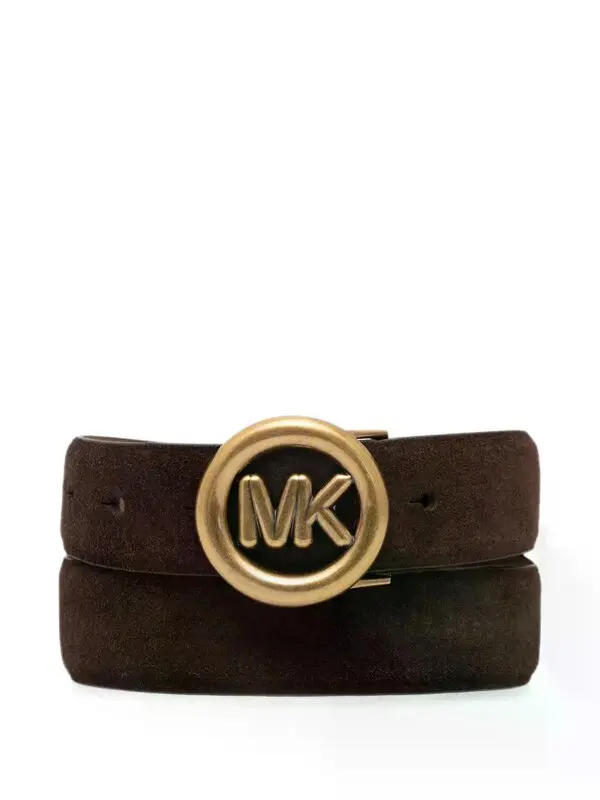 Michael Kors Logo-plaque Suede Belt