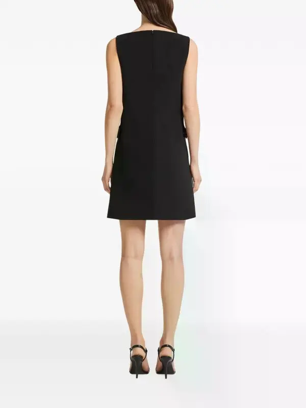 COURREGES Cut-out Crepe Mini Dress