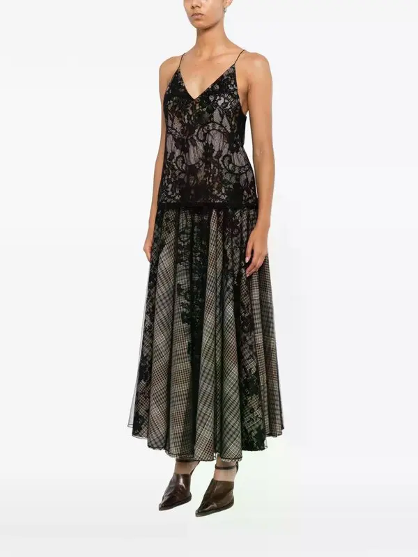 QUETSCHE Lace-overlay Camisole Top