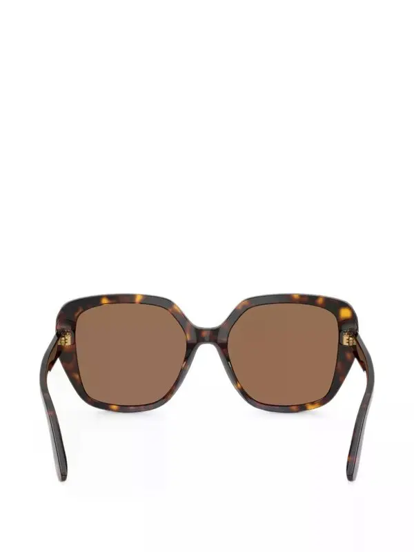 Dolce & Gabbana Tortoise-effect Butterfly-frame Sunglasses
