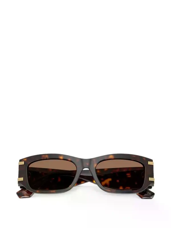 Dolce & Gabbana Tortoiseshell-effect Rectangle-frame Sunglasses
