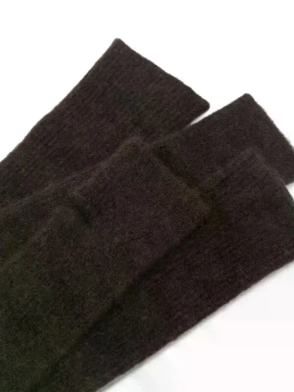 ROBERTO COLLINA Fine-knit Thumb-slot Gloves