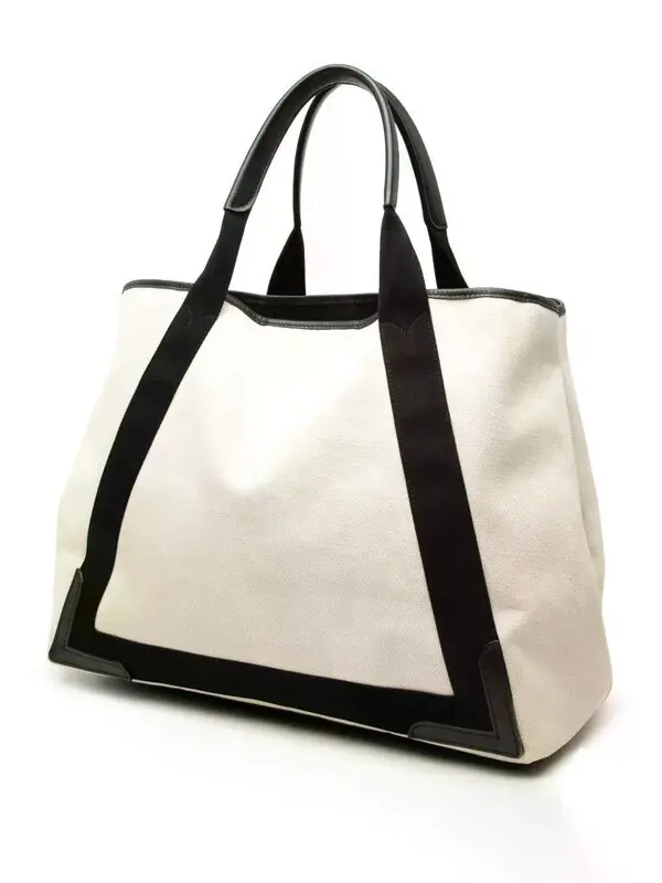Balenciaga 2017 Canvas Navy Cabas M Tote Bag