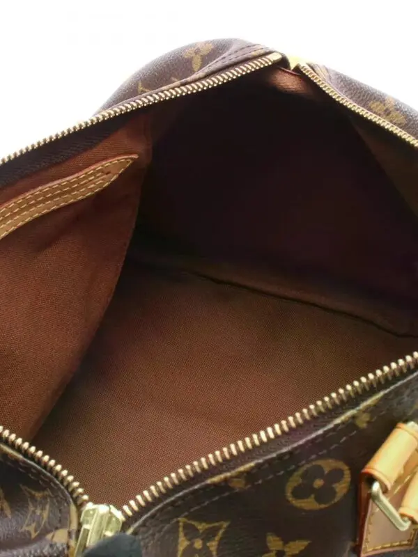 LOUIS VUITTON 2003 Monogram Speedy 30 Boston Bag - Brown