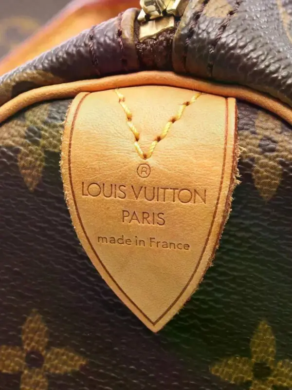LOUIS VUITTON 2003 Monogram Speedy 30 Boston Bag - Brown
