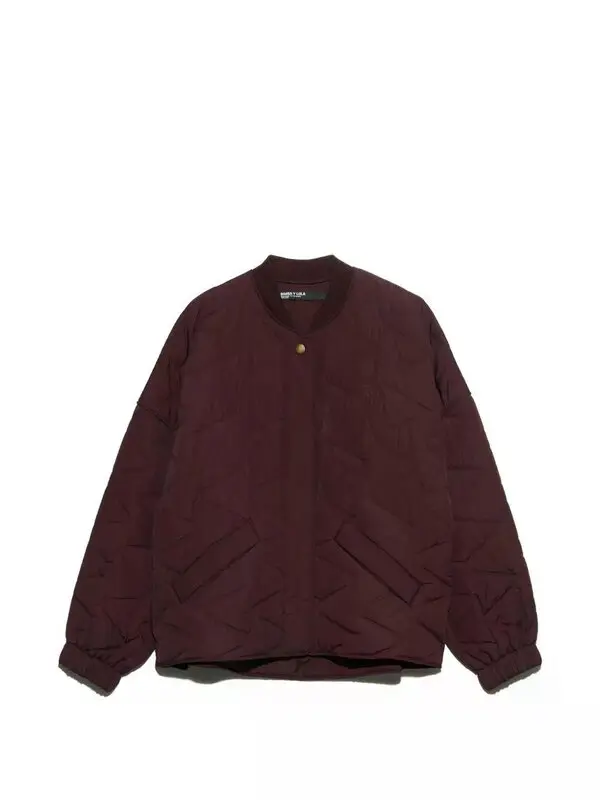 Bimba Y Lola Raspberry Padded Bomber Jacket