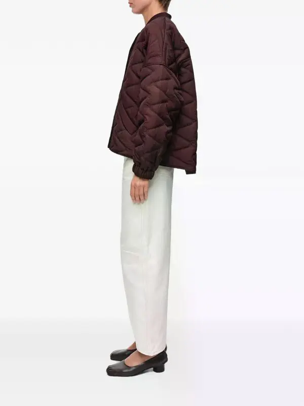 Bimba Y Lola Raspberry Padded Bomber Jacket