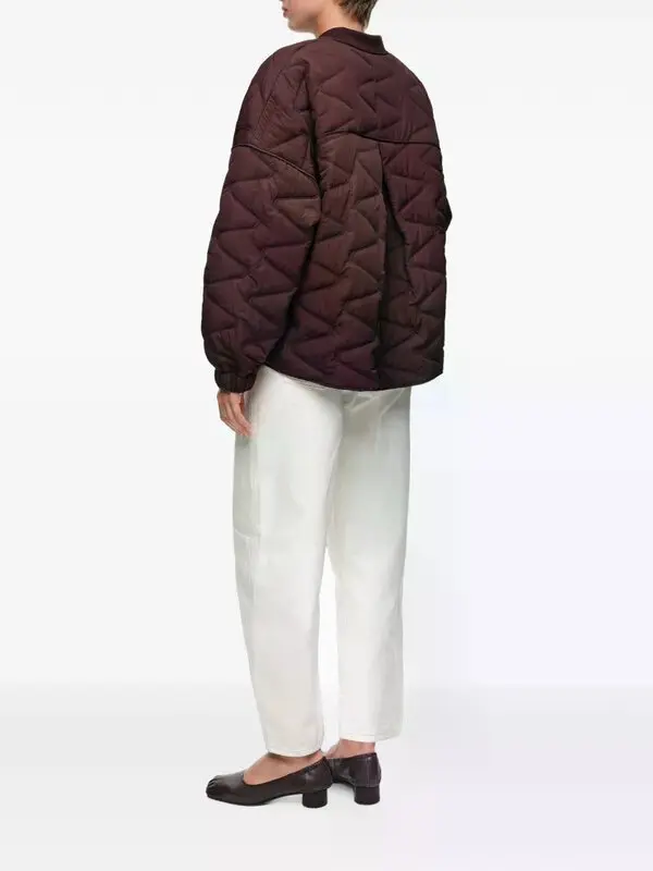 Bimba Y Lola Raspberry Padded Bomber Jacket