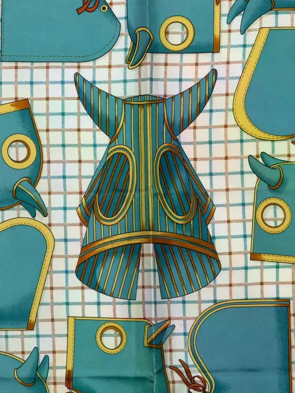 Hermès 1974-1979 Camails Silk Scarf 90 Scarves
