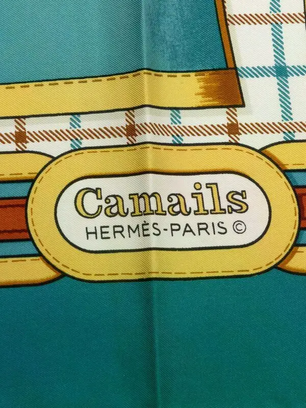 Hermès 1974-1979 Camails Silk Scarf 90 Scarves