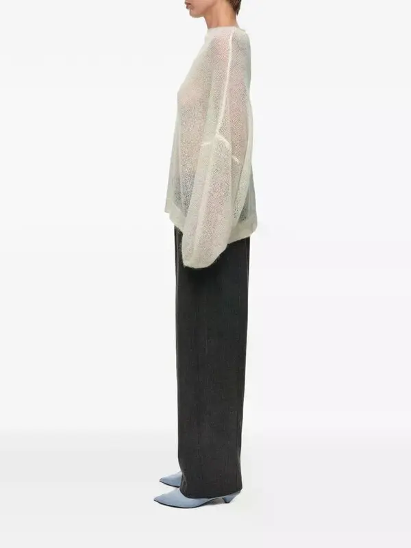 Bimba Y Lola Dark--melange Barrel-leg Trousers