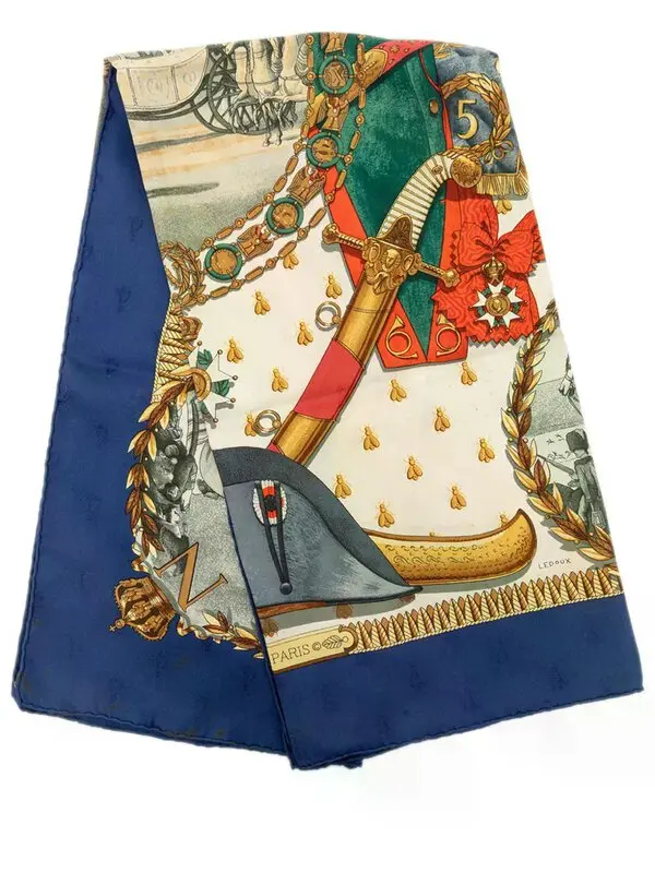 Hermès 20th Century Napoleon Silk Scarf 90 Scarves