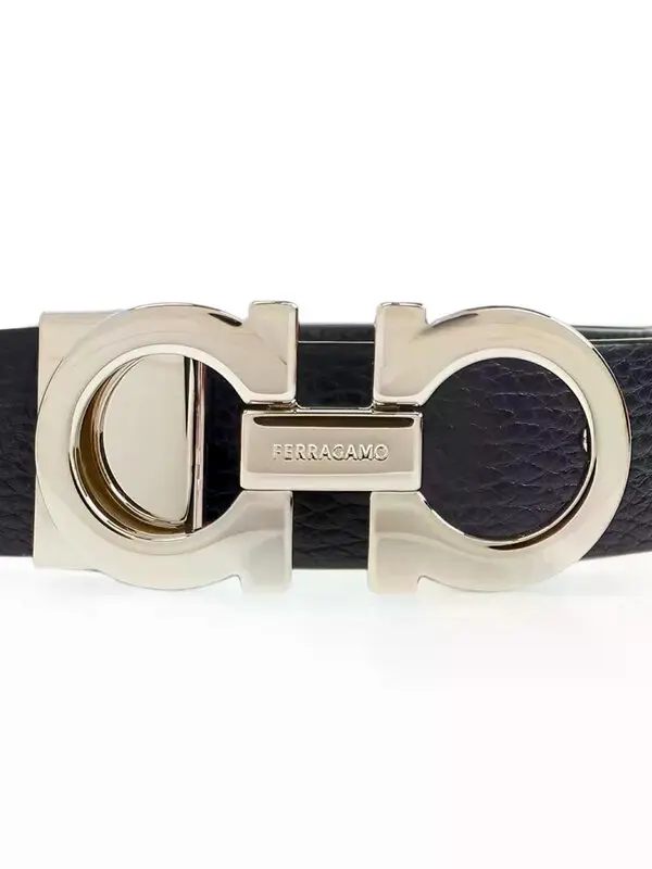 FERRAGAMO Reversible And Adjustable Gancini Belt