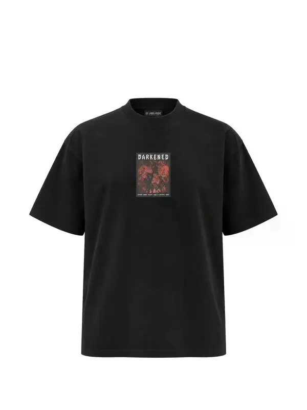 44 LABEL GROUP Graphic-print T-shirt - Black