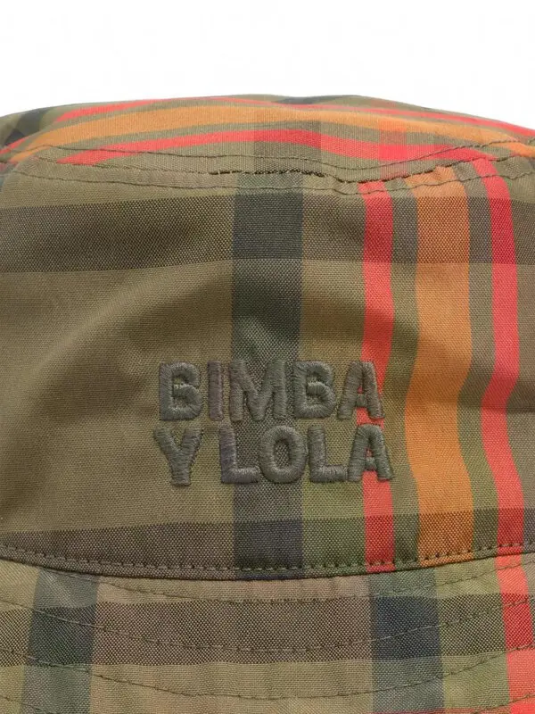 Bimba Y Lola Foldable Checked Hat
