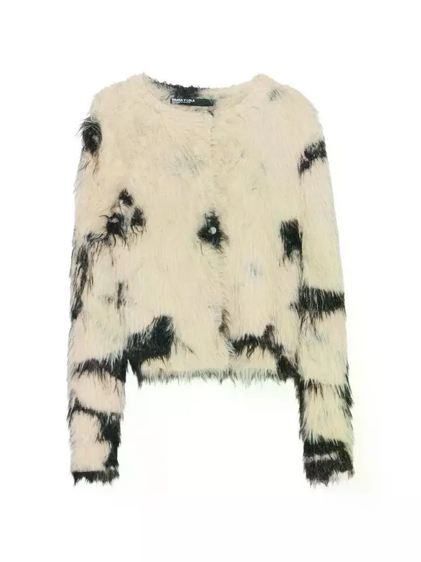 Bimba Y Lola Pony Straight Fur Cardigan