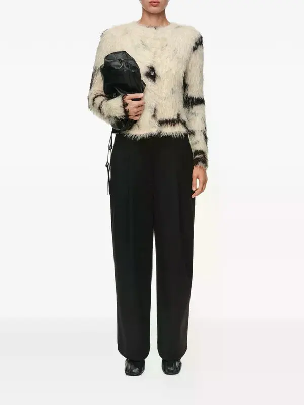 Bimba Y Lola Pony Straight Fur Cardigan
