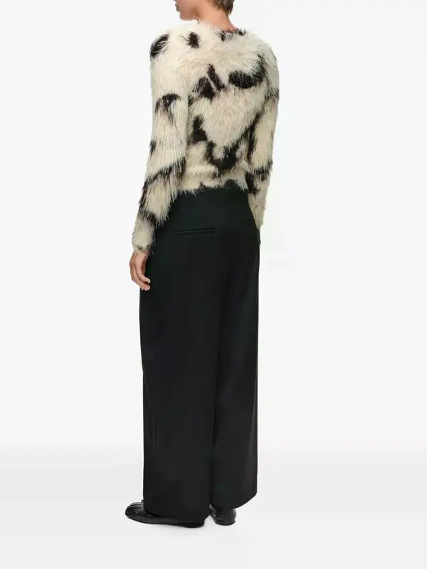 Bimba Y Lola Pony Straight Fur Cardigan