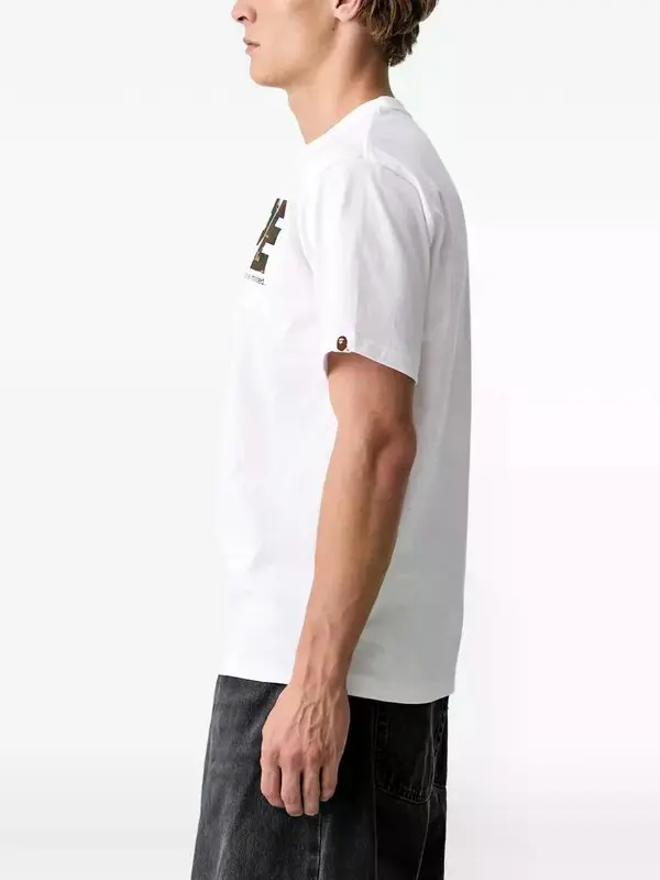 A BATHING APE Camo-logo T-shirt