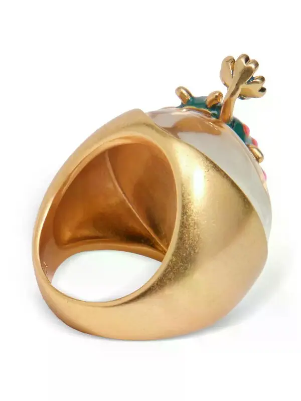 Bimba Y Lola Enamel Beetle Ring