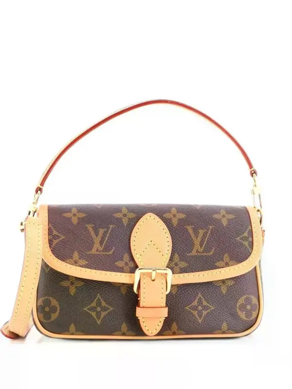 LOUIS VUITTON Diane Nm Handbag Monogram Canvas Nano Shoulder Bag - Brown