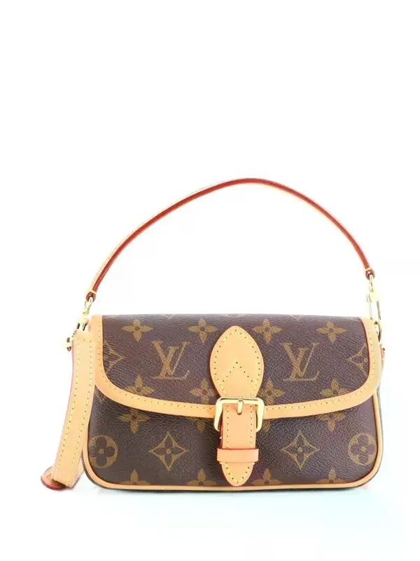 LOUIS VUITTON Diane Nm Handbag Monogram Canvas Nano Shoulder Bag